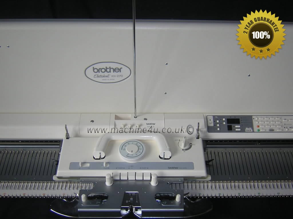 knitting machine electronic brother kh270 bulky + ribber kr260 package ...