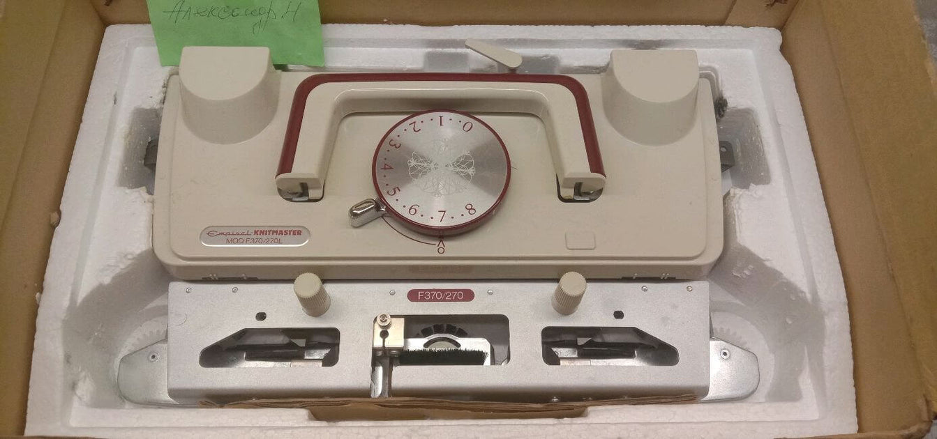 silver reed knitting machine lace carriage lc270/370 reconditioned ...