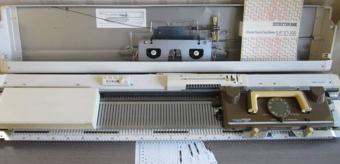 knitting machine sk155 bulky silver reed reconditioned — machine4u