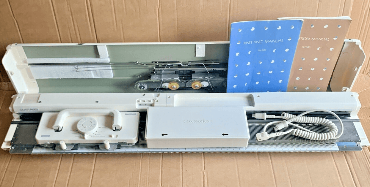 knitting machine Sk830 silver reed + ribber Frp70 knitting package ...