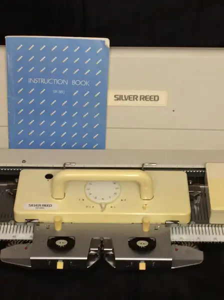 knitting machine sk860 silver reed + ribber sr860 electronic package ...